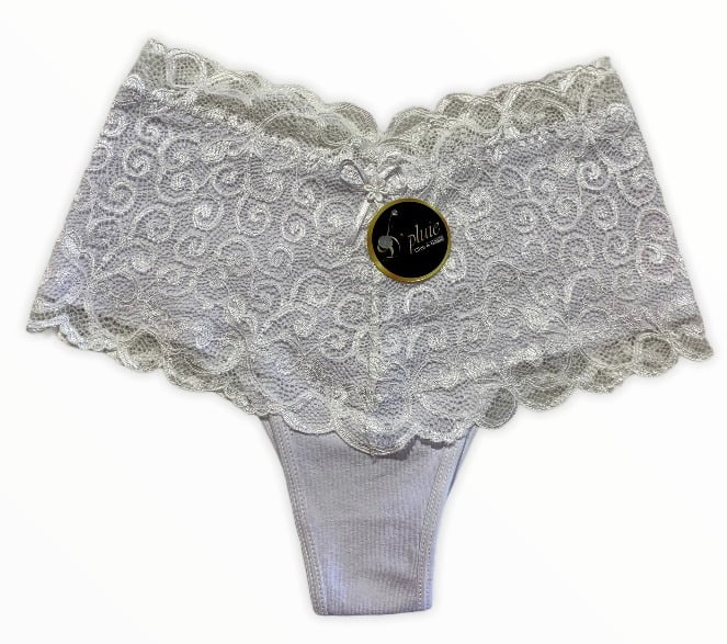 Kit 10 Calcinha Modeladora Cotton E Renda Esp Dpluie Biquinis E Lingerie